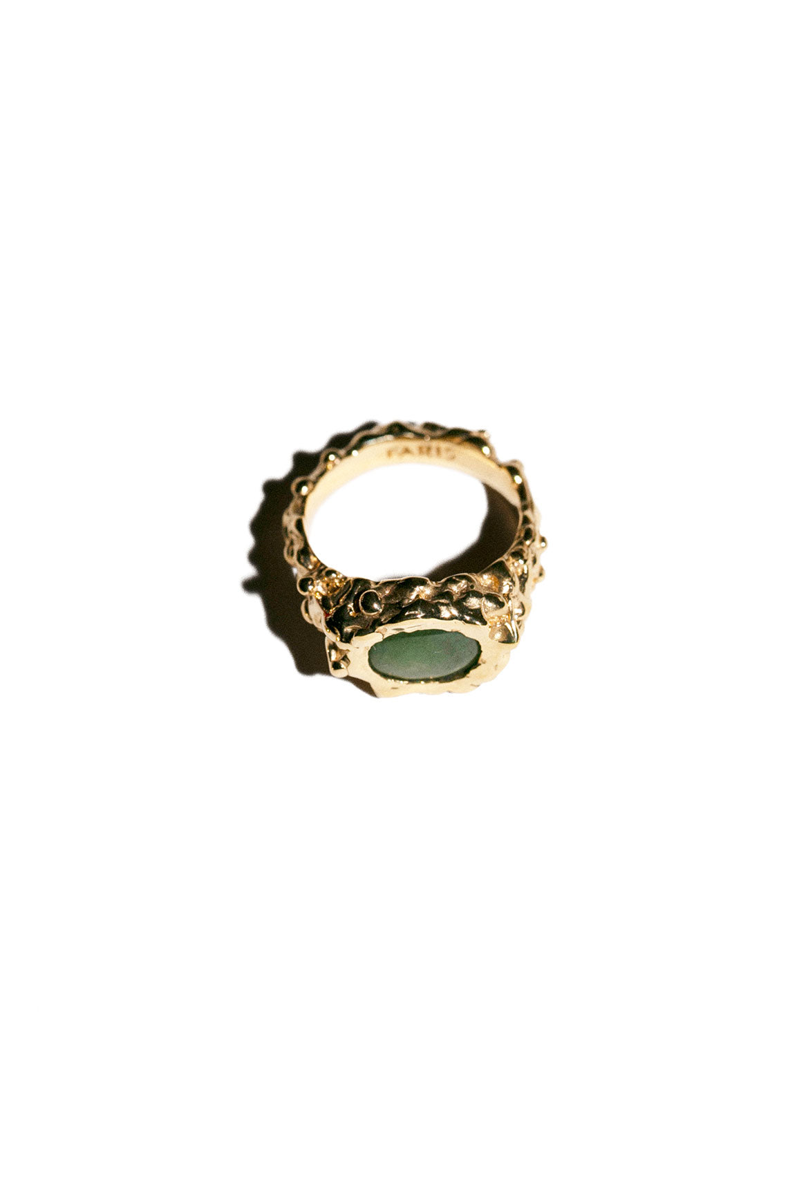 Faris - Gold Plated Bronze Roca Eye with Jade – BONA DRAG
