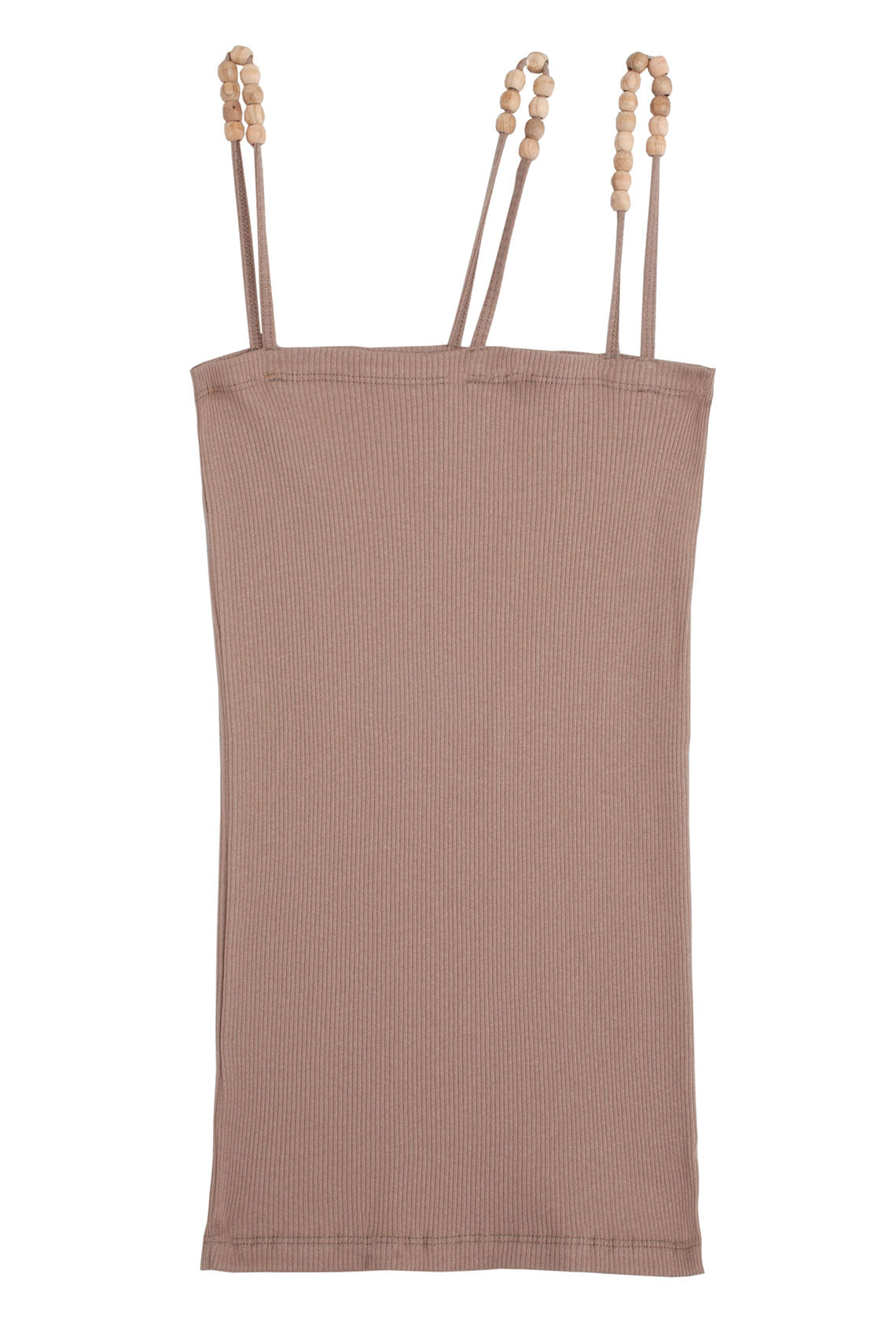 SALE 30% OFF - Baserange - Dried Beige Beaded Tav Tank – BONA DRAG