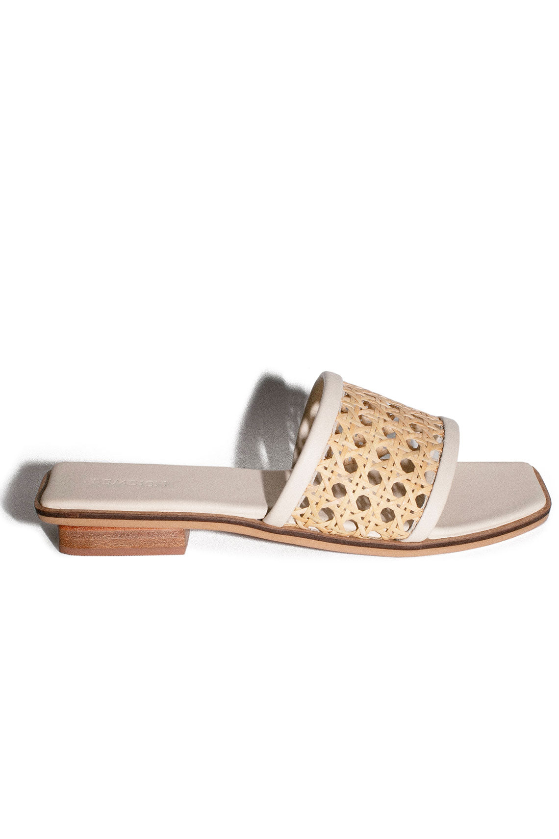 SALE 40% OFF - Bembien - Cream Rattan Pia Slide – BONA DRAG