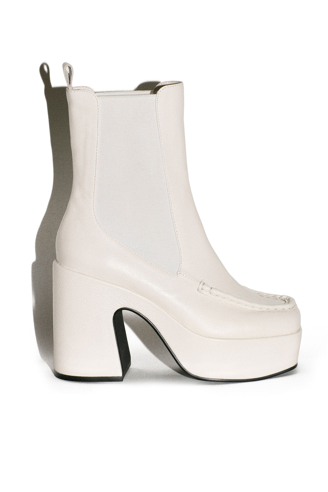 SALE 80% OFF - Intentionally Blank - White Celeste Platform Boot – BONA ...
