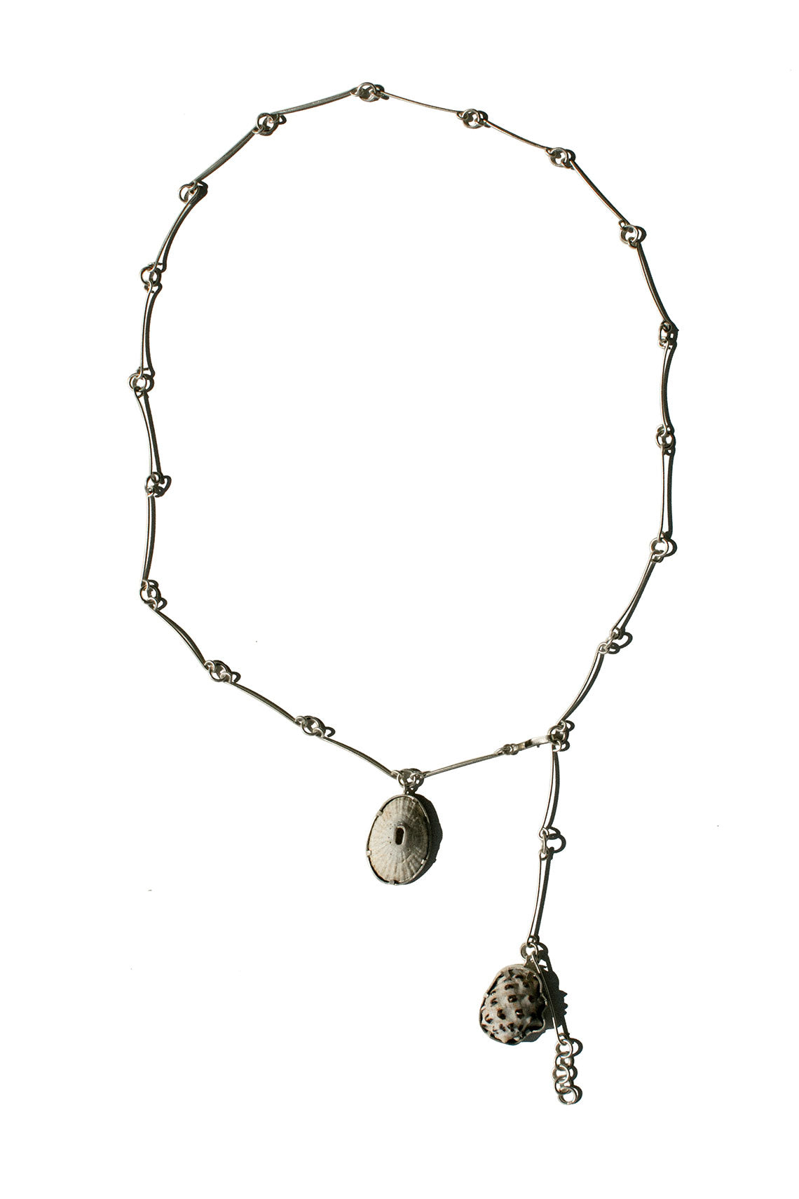 La Ma R - Silver Chain Link Shell Belt & Necklace – BONA DRAG