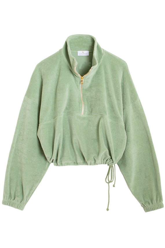 SALE 20% OFF - Gil Rodriguez - Sage Terry Diana Half Zip – BONA DRAG