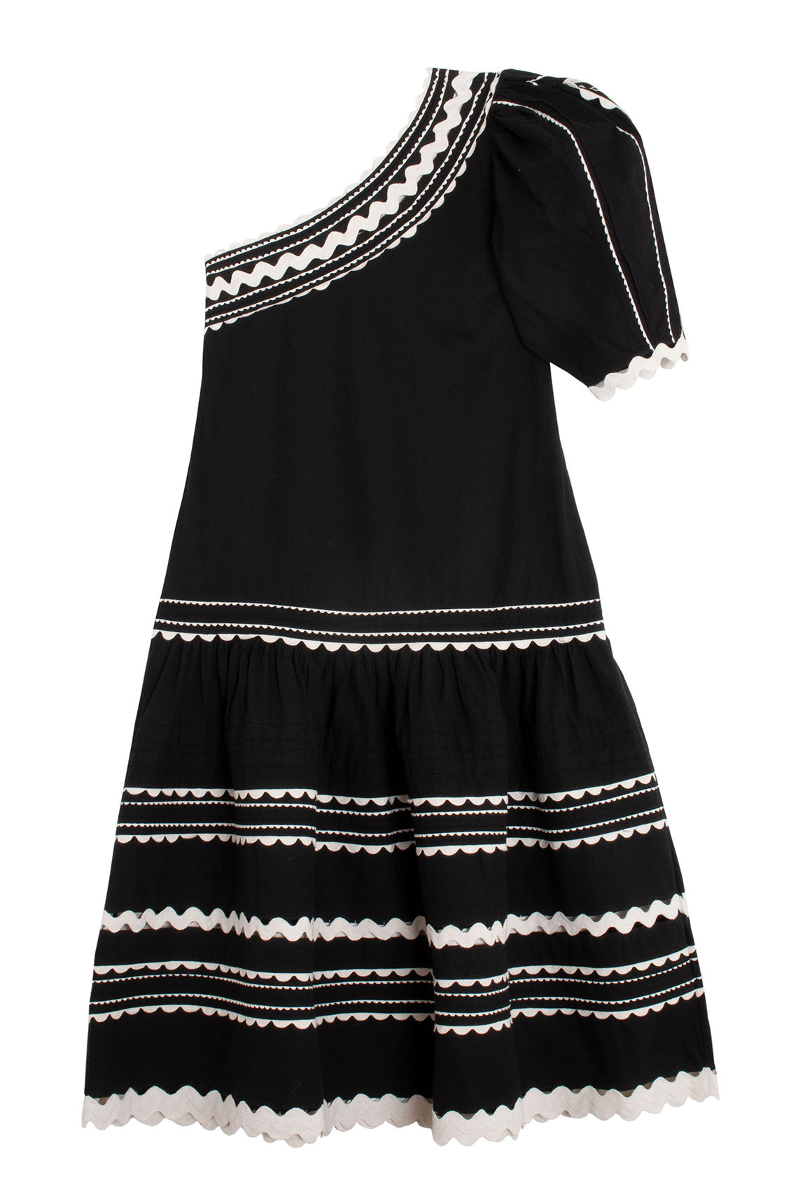 SALE 80% OFF - SEA NY - Black Ric Rac Ryleigh Dress – BONA DRAG