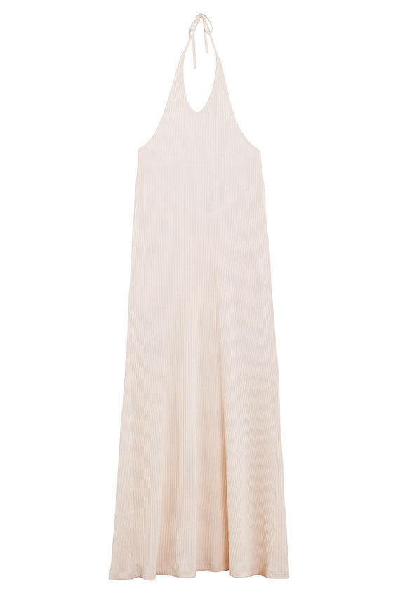 Signe - Cream Lupa Halter Dress – BONA DRAG