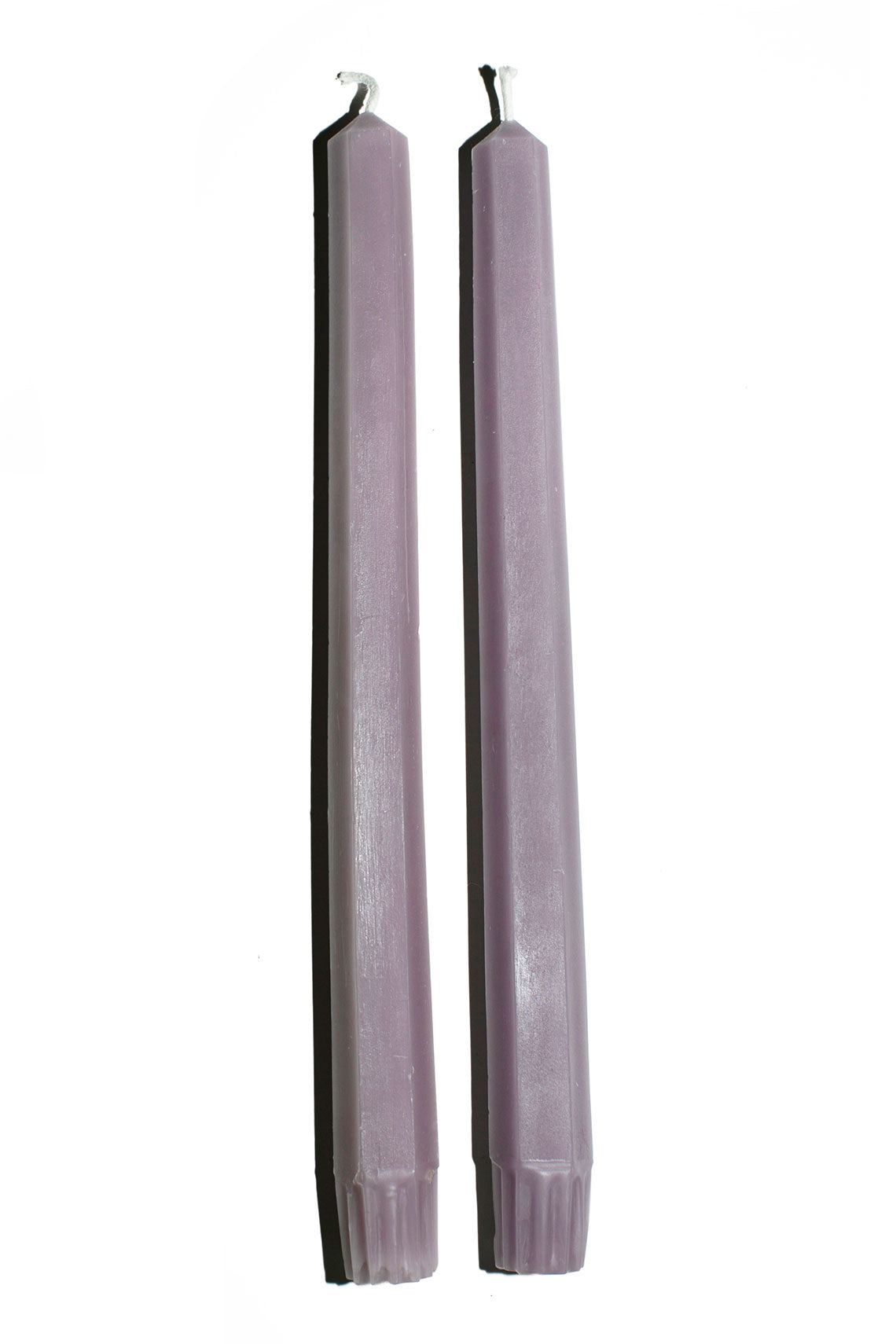 Slow Burn - Lilac 10" Hex Taper Candles – BONA DRAG